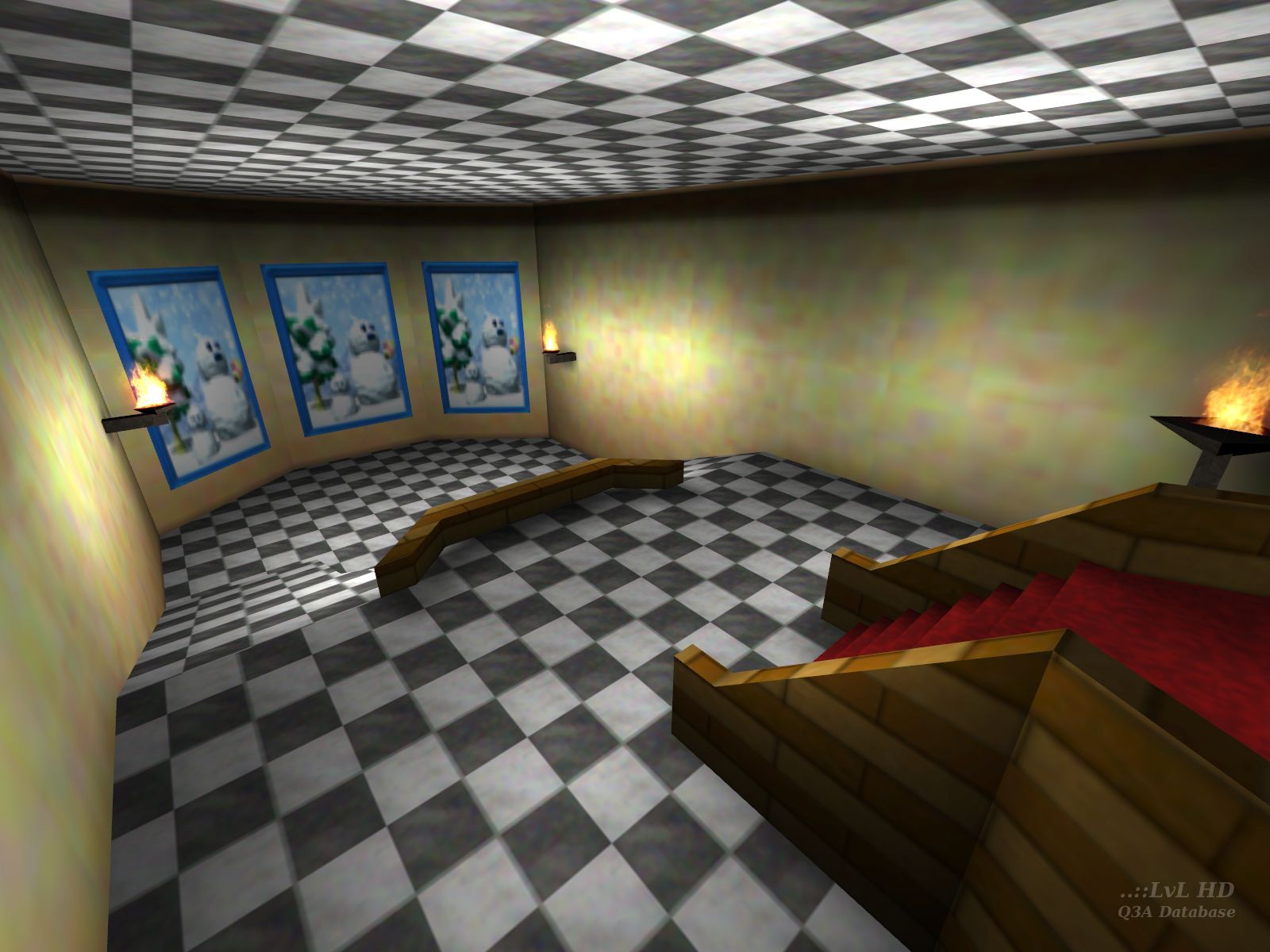 Mario Arena by Pen-Pen (mario_arena) Screenshot - ..::LvL - Quake 3 ...
