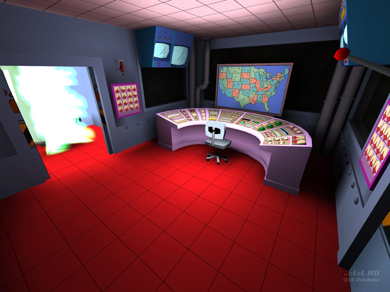 The Simpsons Map by Maggu (simpsons_map) Screenshot - ..::LvL - Quake 3 ...